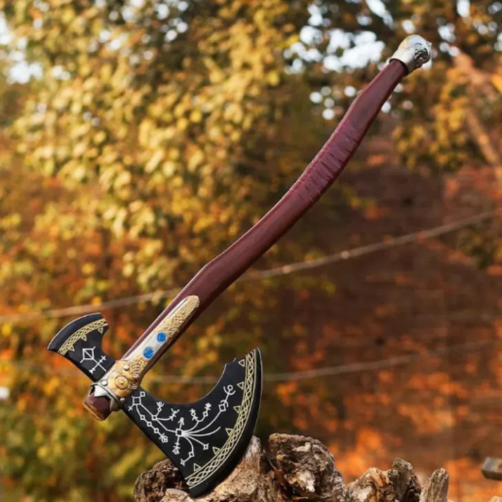 God of War Leviathan Axe | High Carbon Steel Blade, Ash Wood Handle ...